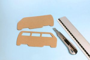 Vanlife en papier/carton - La tête dans les idées